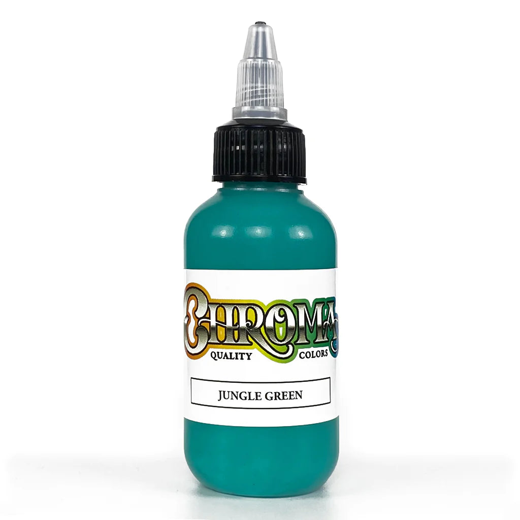 Chroma Jungle Green - Bold & Vibrant Tattoo Ink