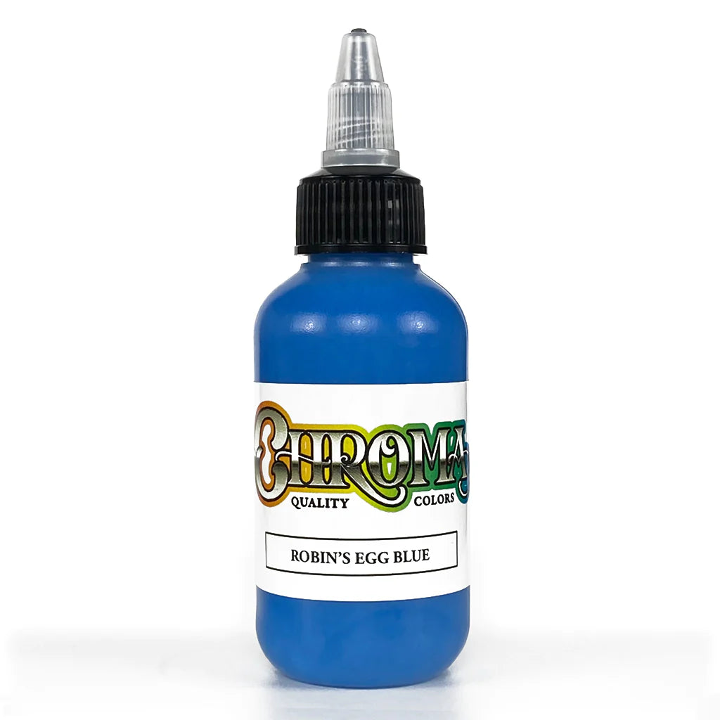Chroma Robin's Egg Blue - Soft Vibrant Blue Tattoo Pigment